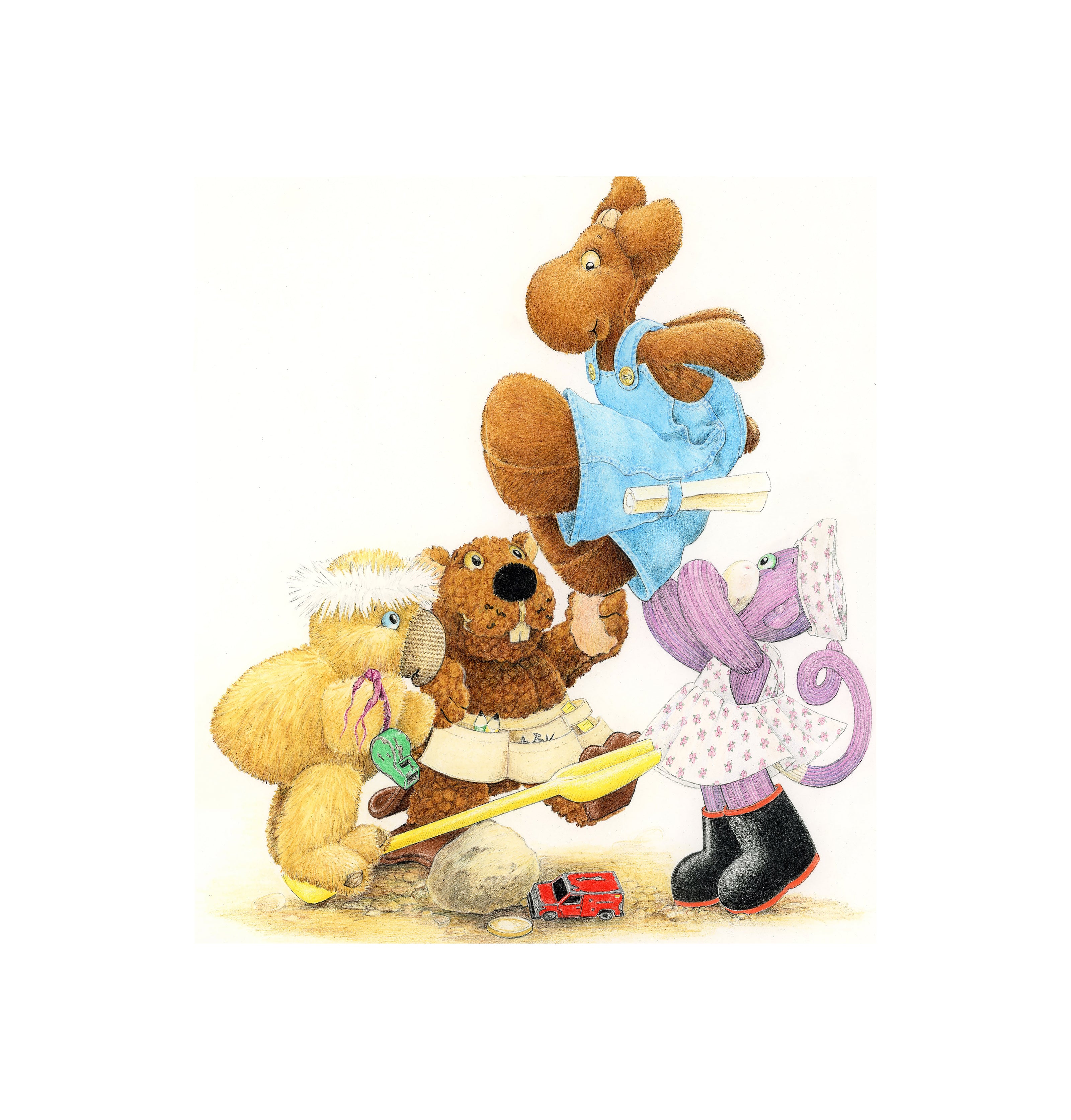 Original Art Elliot Moose – Becklings